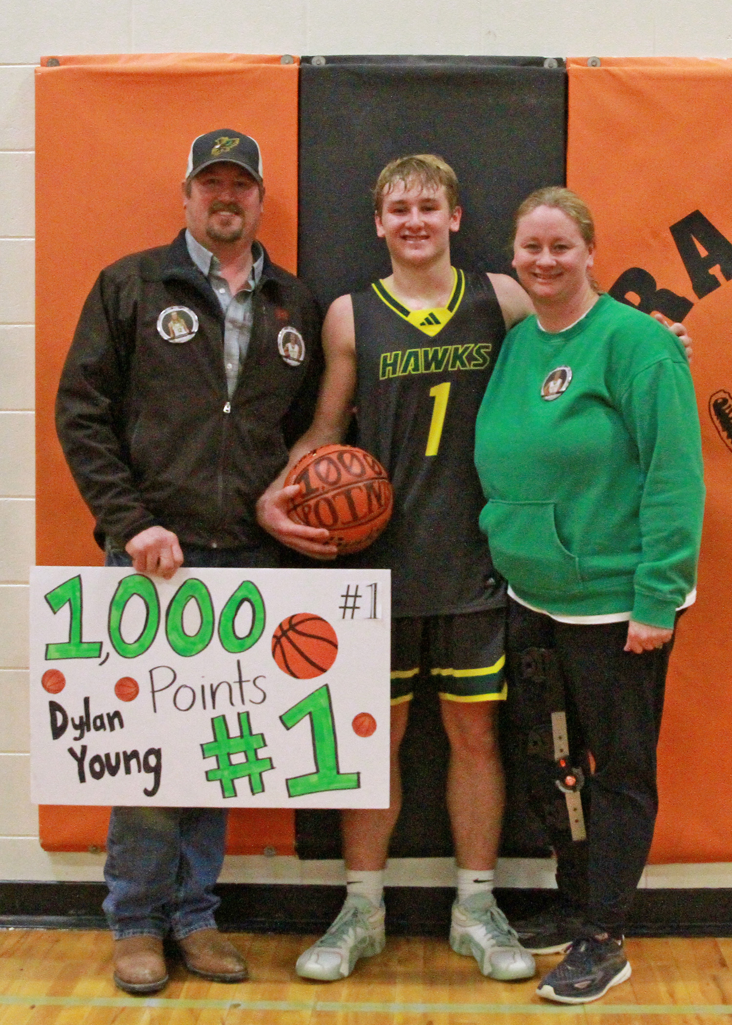 Dylan Young scores 1,000th career point as Hawks finish as runner-ups ...