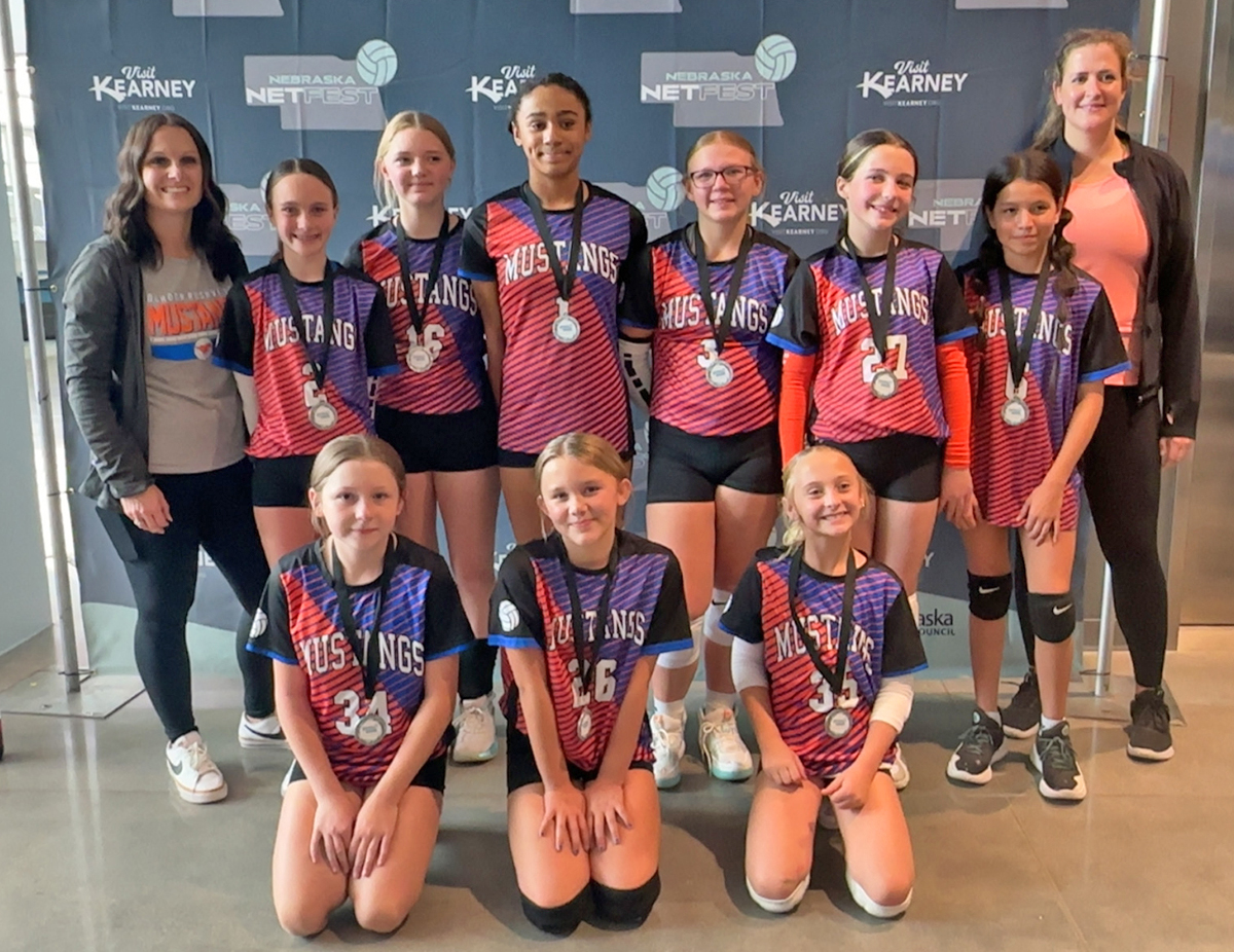 Mini-Mustang Volleyball team earns silver medal in Kearney | Sheridan ...