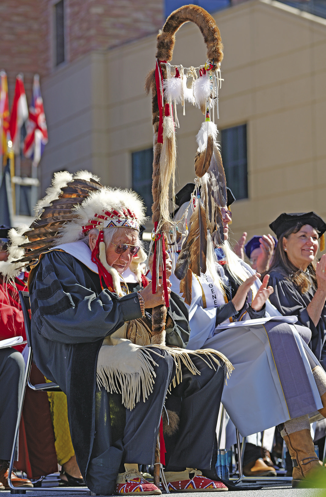 Chief American Horse receives Doctor of Humane Letters degree from CU ...